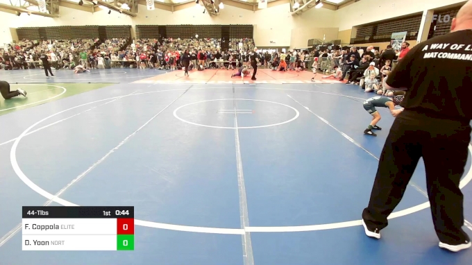44-T lbs Quarterfinal - Francis Coppola, Elite Wrestling vs Dylan Yoon ...