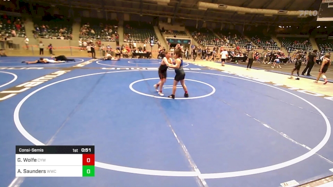 105 lbs Consolation - Aiden Saunders, Woodland Wrestling Club vs ...