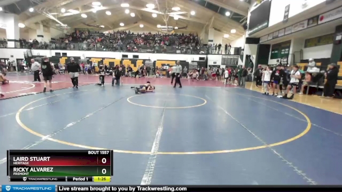 115 lbs Quarterfinal - Ricky Alvarez, Fremont vs Laird Stuart, Heritage
