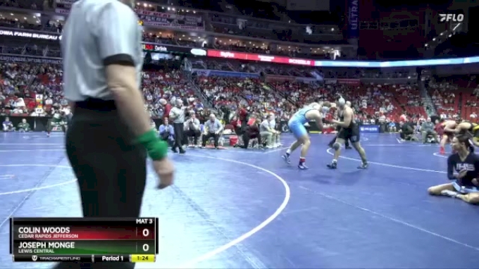 3A-215 lbs Cons. Round 2 - Joseph Monge, Lewis Central vs Colin Woods ...
