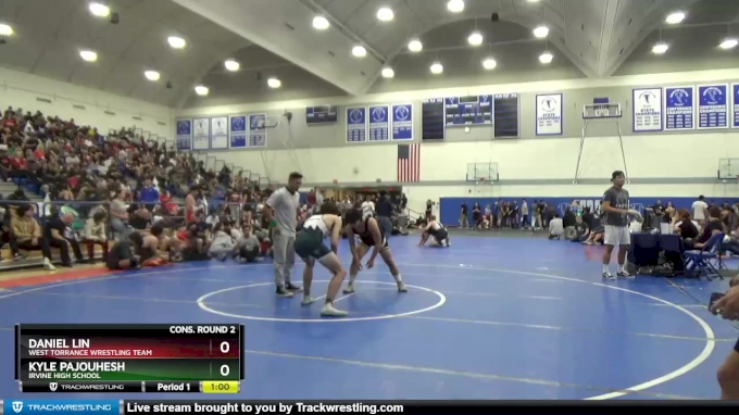 152 lbs Cons. Round 2 - Daniel Lin, West Torrance Wrestling Team vs ...
