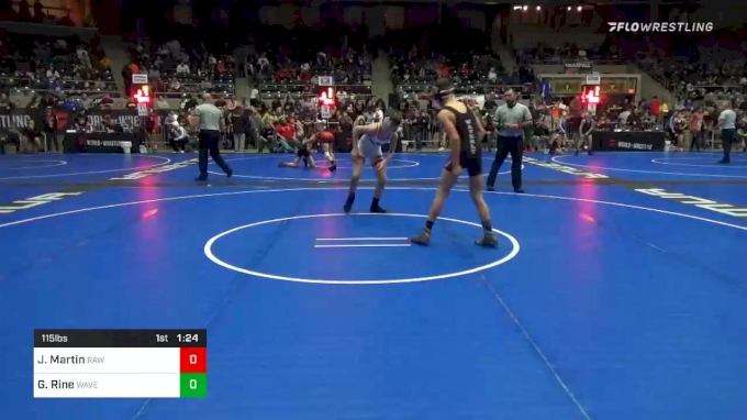 115 lbs Prelims - Jacob Martin, Raw vs Garrett Rine, Waverly WC