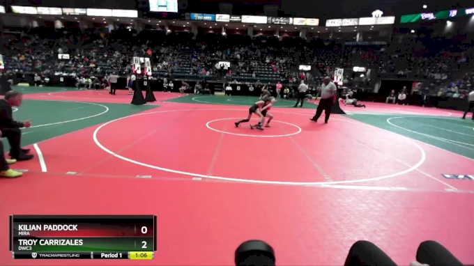 70 lbs Quarterfinal - Kilian Paddock, MIRA vs Troy Carrizales, DWC3