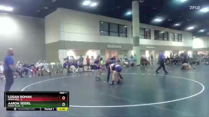 113 lbs Placement Matches (16 Team) - Aaron Seidel, MAWA Blue vs Logan ...
