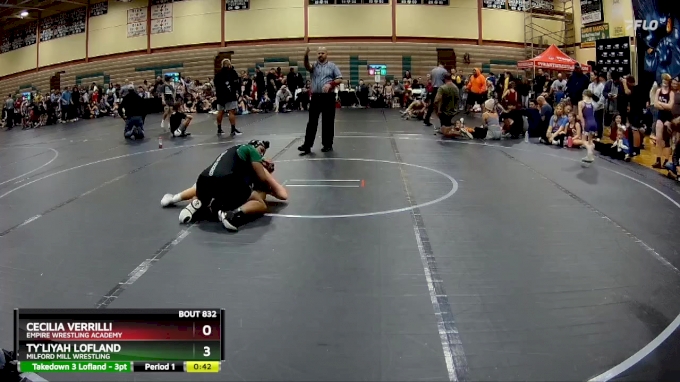 119-145 lbs Round 2 - Ty`liyah Lofland, Milford Mill Wrestling vs ...