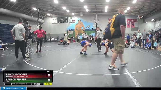 95 lbs Round 3 - Lincoln Cooper, Eastside Youth Wrestling vs Ladson ...