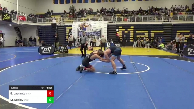 160 lbs Qtr-finals - Gage Laplante, Starpoint-NY vs Joe Sealey, Wyoming ...