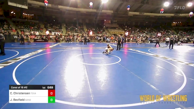 67 lbs Consi Of 16 #2 - Cord Christensen, Texas Elite vs Jonathan ...