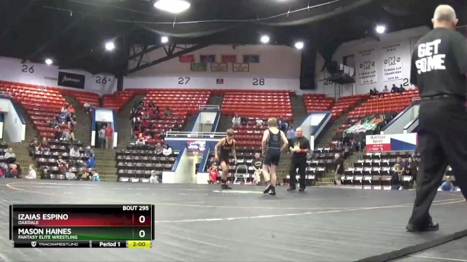 105 lbs Cons. Round 2 - Izaias Espino, Oakdale vs Mason Haines, Fantasy ...