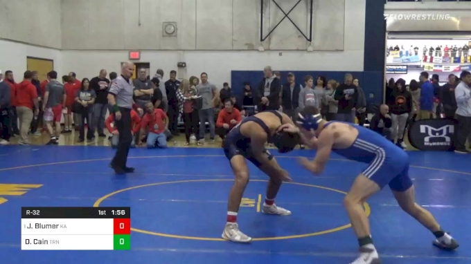 160 lbs Prelims - Jack Blumer, Kiski Area vs Drew Cain, Trinity