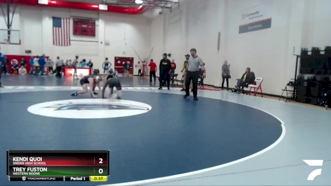 138 lbs Cons. Round 3 - Kendi Quoi, Snider High School vs Trey Fuston ...