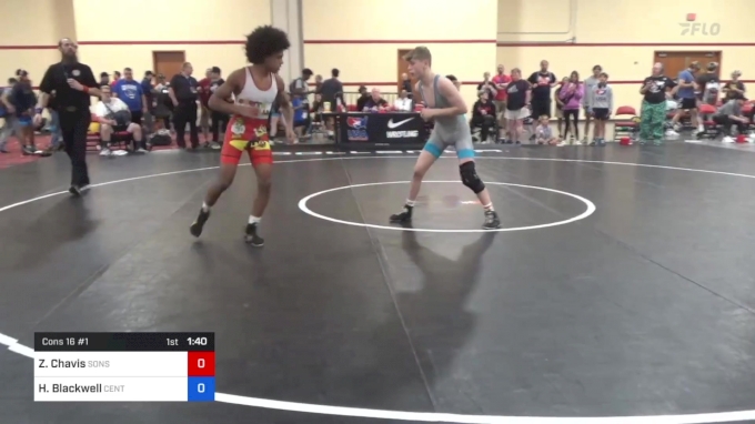62 kg Cons 16 #1 - Zane Chavis, Sons Of Thunder Wrestling vs Helo ...