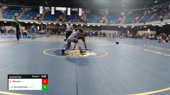 152 lbs Quarterfinal - Justice Humphreys, Warren Twp vs Luke Mccoy ...