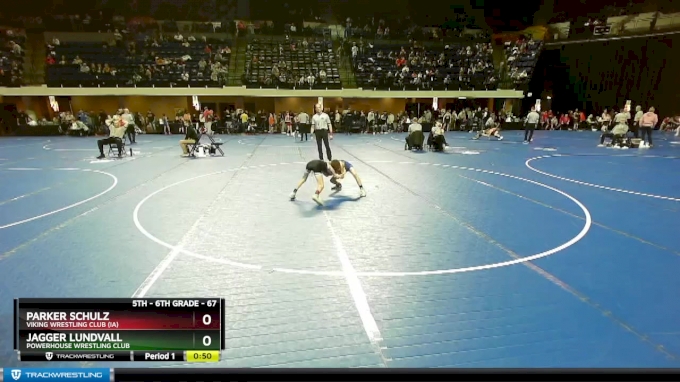 67 lbs Cons. Semi - Parker Schulz, Viking Wrestling Club (IA) vs Jagger ...