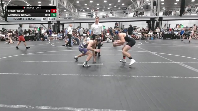 150 lbs Round 2 (6 Team) - Anthony Depaul, Team Shutt Mau Mau vs Theo ...