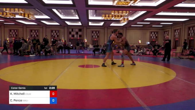 82 kg Consolation - Khalil Mitchell, Cougar Wrestling Club vs Cole ...