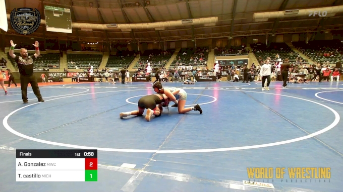106 lbs Final - Abigail Gonzalez, Miami Wrestling Club vs TATIANNA ...