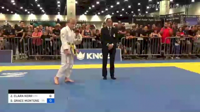 ZOE CLARA KERR vs SOPHIA GRACE MONTENEGRO 2022 IBJJF Jiu-Jitsu CON ...