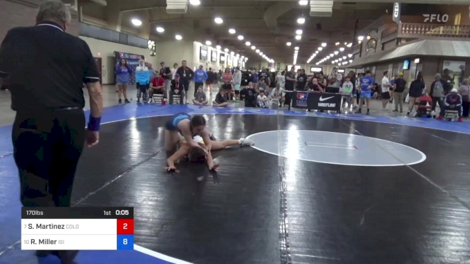 170 lbs Rnd Of 16 - Shayla Martinez, Colorado vs Ryann Miller, ISI ...