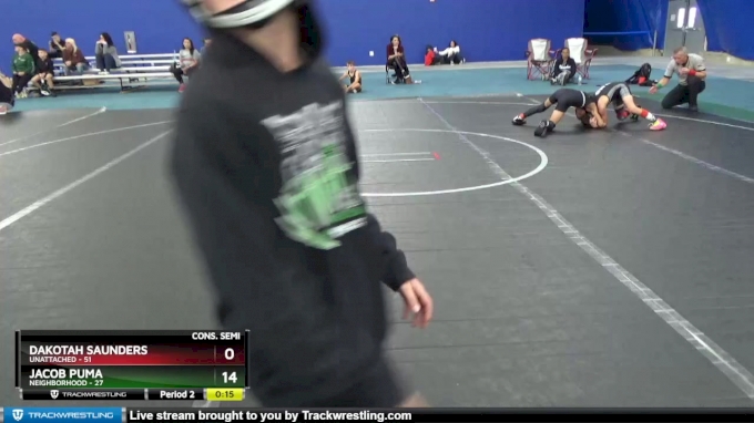 76 lbs Round 4 - Titan Myers, Warner Elite Wrestling Acadamy vs James ...