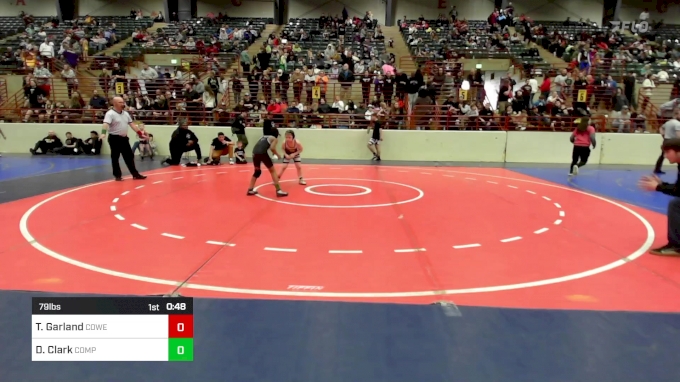 79 lbs 3rd Place - Thomas Gavin Garland, Coweta Cobras Wrestling Club ...