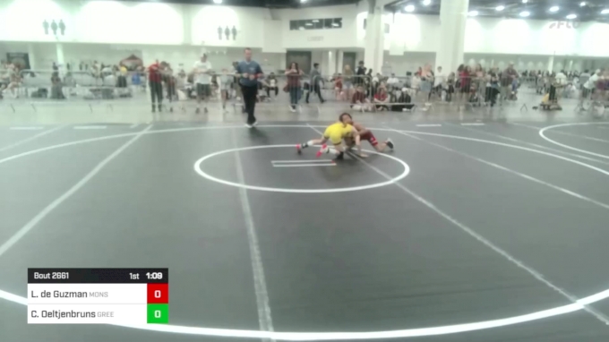 69 lbs Quarterfinal - Logan De Guzman, Monster Garage vs Colton ...