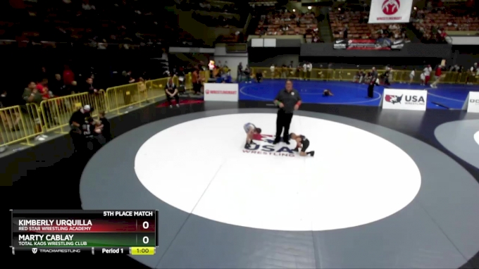 40 lbs 5th Place Match - Kimberly Urquilla, Red Star Wrestling Academy ...