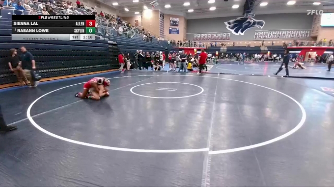 120 lbs Champ. Round 1 - Raeann Lowe, Dallas Skyline vs Sienna Lal, Allen