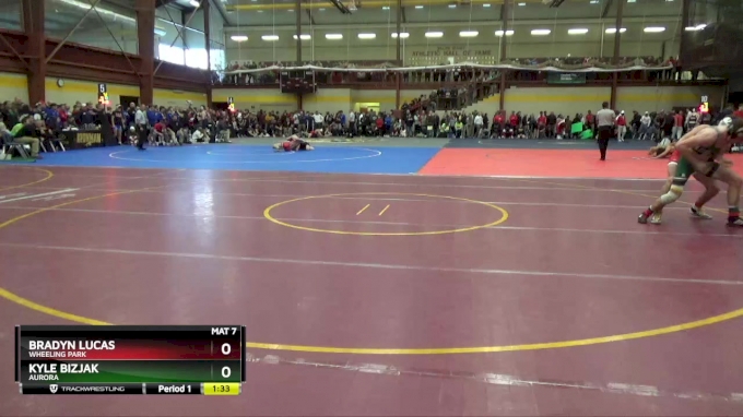 144 lbs Champ. Round 1 - Bradyn Lucas, Wheeling Park vs Kyle Bizjak, Aurora