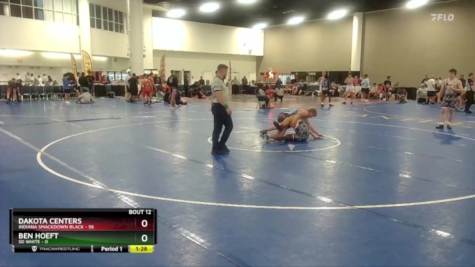 175 lbs Round 4 (6 Team) - Dakota Centers, Indiana Smackdown Black vs ...