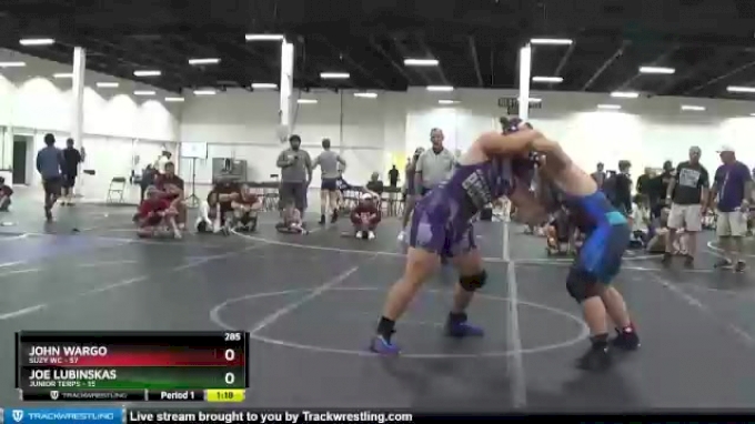 285 lbs Round 2 (8 Team) - John Wargo, Suzy WC vs Joe Lubinskas, Junior ...