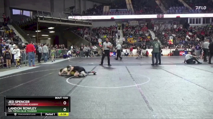 76 lbs Semifinal - Landon Rowley, WR-Topeka Blue Thunder vs Jed Spencer ...