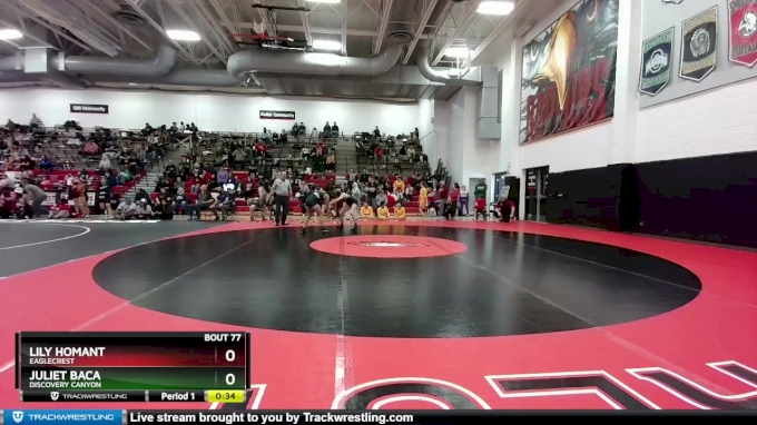110 lbs Cons. Round 1 - Lily Homant, Eaglecrest vs Juliet Baca ...