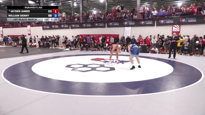 74 kg 1st Place Match - Jayden James, KD Training Center vs William ...