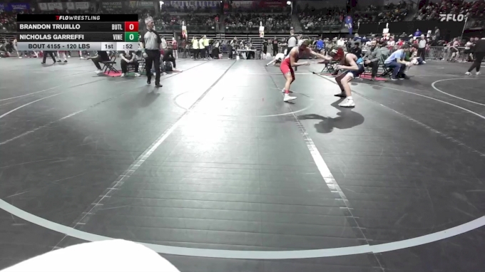 120 lbs Round Of 16 - Brandon Trujillo, Butler vs Nicholas Garreffi ...