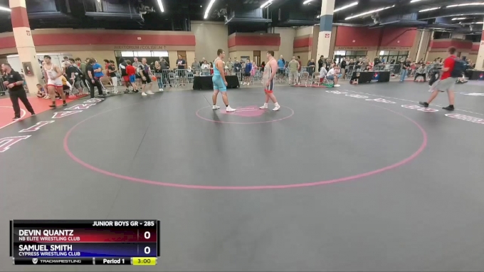 285 lbs 3rd Place Match - Devin Quantz, NB Elite Wrestling Club vs Samuel Smith, Cypress ...