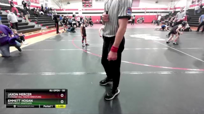 55 lbs 3rd Place Match - Jaxon Mercer, Pleasant Hill Youth Wrestling vs ...