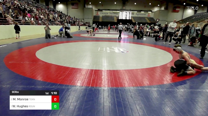 90 lbs Final - Maxwell Monroe, Teknique Wrestling vs Will Hughes ...