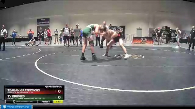 170 lbs Quarterfinal - Teagan Gratkowski, Prestige Worldwide vs Ty ...