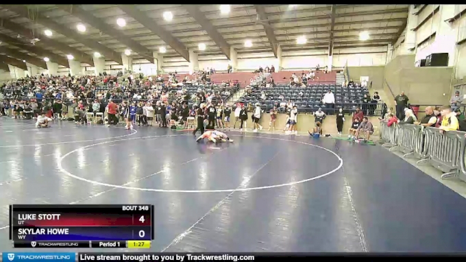 110 lbs Quarterfinal - Luke Stott, UT vs Skylar Howe, WY