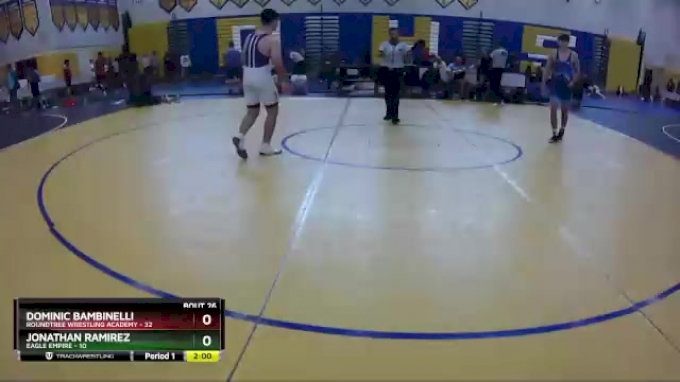 160 lbs Placement (16 Team) - Dominic Bambinelli, Roundtree Wrestling ...