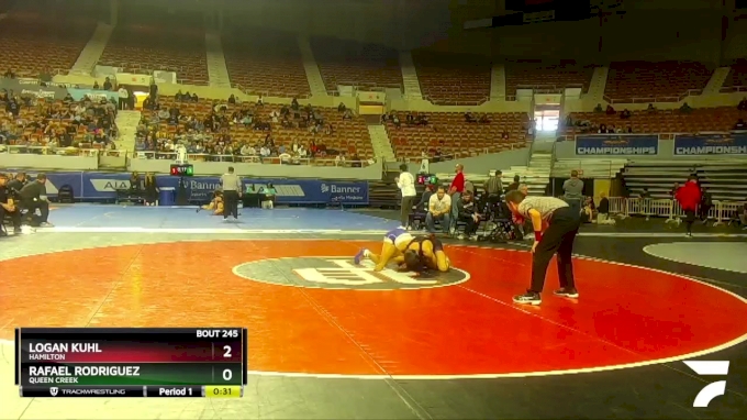 D1-138 lbs Cons. Round 2 - Logan Kuhl, Hamilton vs Rafael Rodriguez ...