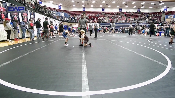 46 lbs Quarterfinal - Kasen Fuller, Comanche Takedown Club vs Barrett ...
