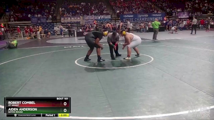 D 1 285 lbs Champ. Round 1 - Robert Combel, St. Amant vs Aiden Anderson ...