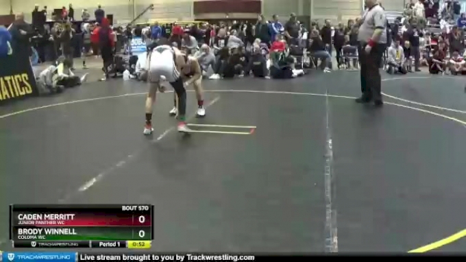 95 lbs Cons. Semi - Caden Merritt, Junior Panther Wc vs Brody Winnell ...
