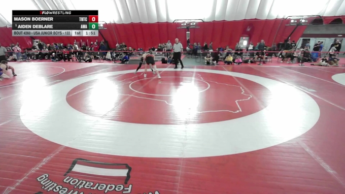 USA Junior Boys - 132 lbs 1st Place Match - Aiden DeBlare, Askren ...