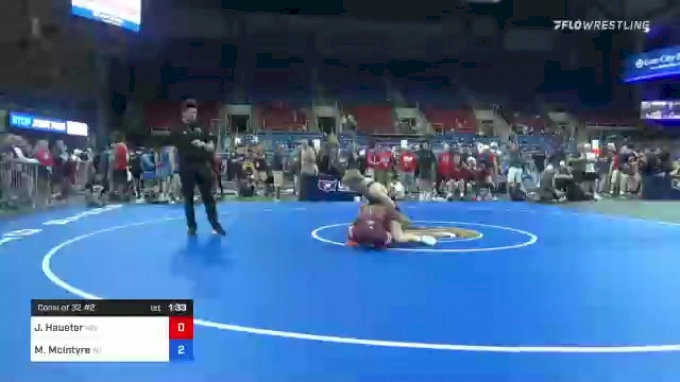 138 lbs Consi Of 32 #2 - Jayden Haueter, Minnesota vs Marcus McIntyre ...