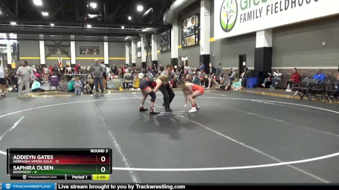 112 lbs Round 3 (6 Team) - Saphira Olsen, Doomsday vs Addisyn Gates ...