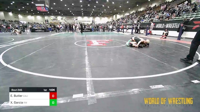 95 lbs Semifinal - Elijah Butler, California Grapplers vs Xavier Garcia ...