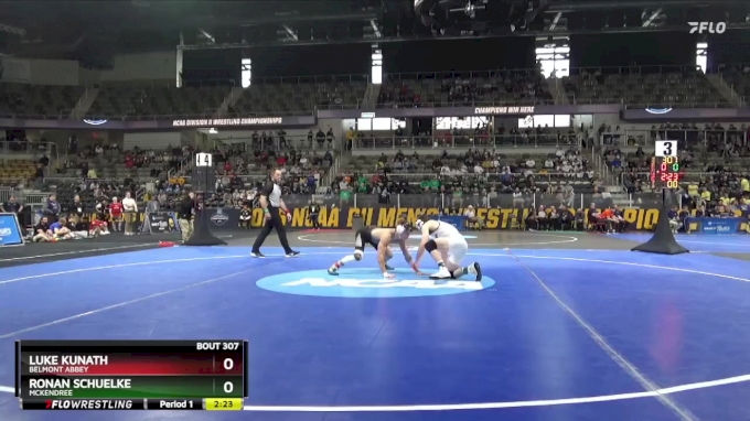 141 lbs 7th Place Match - Luke Kunath, Belmont Abbey vs Ronan Schuelke ...
